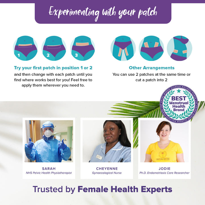 BeYou Monthly Patches | Cooling & Comfortable | Cups & Period Pain
