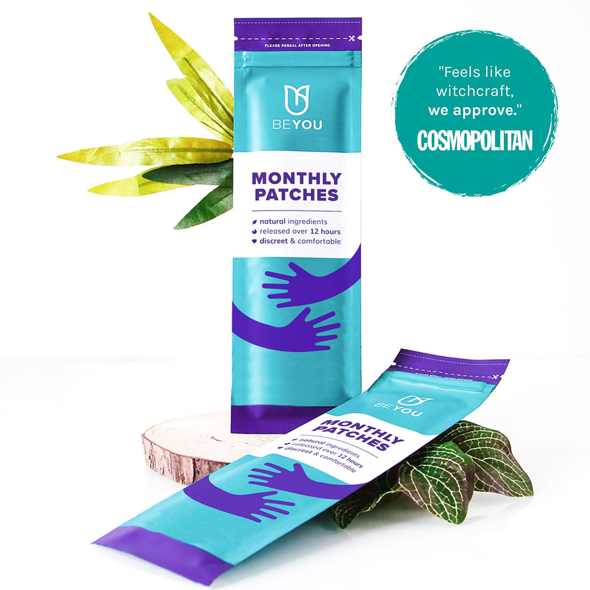 BeYou Monthly Patches | Cooling & Comfortable | Cups & Period Pain